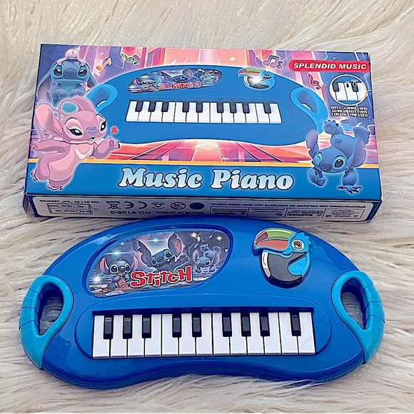 UNBRANDED | Toys | Stitch Inspired Mini Piano | Poshmark